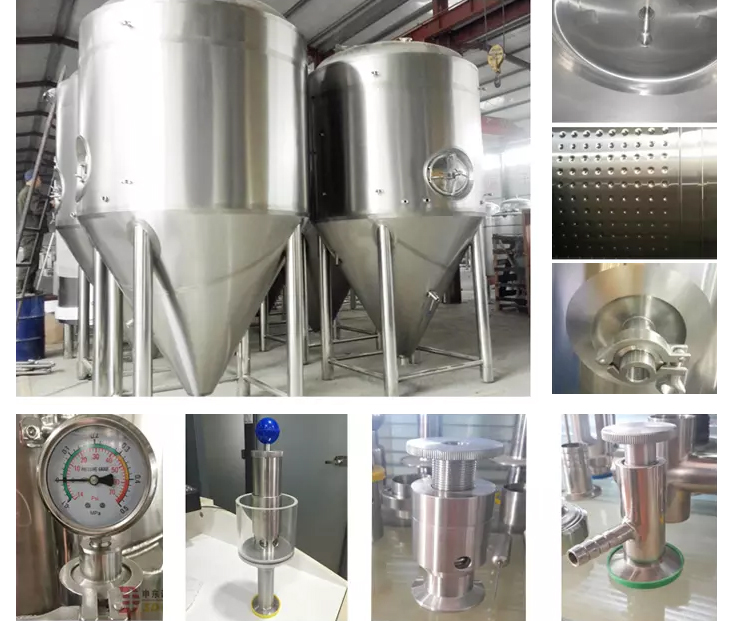 1000L Conical Beer Fermentation Tanks Équipement de bière artisanale ...